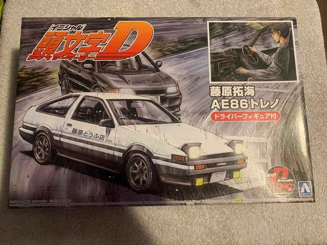 KIT MODELLO INIZIALE D Toyota ae86 Trueno Project D Takumi Aoshima 1/24 25° anno.- EUR 68,16 ...