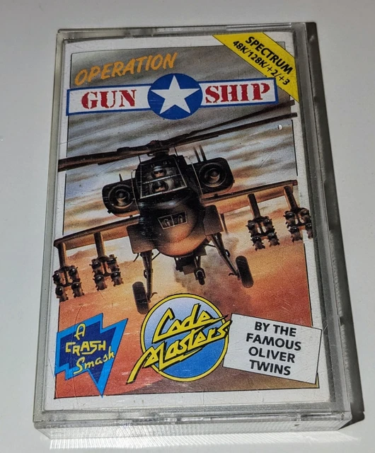 OPERATION GUNSHIP SINCLAIR ZX Spectrum Game 48k Code Masters regalo ...