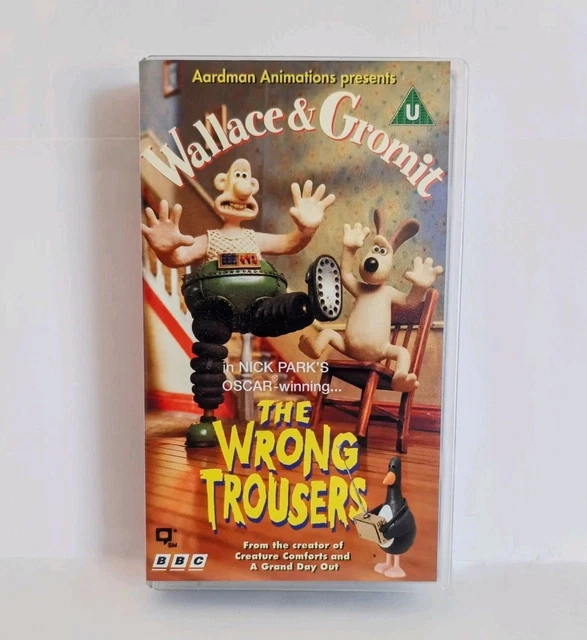 WALLACE AND GROMIT - The Wrong Trousers (VHS/H, 1994) £1.75 - PicClick UK
