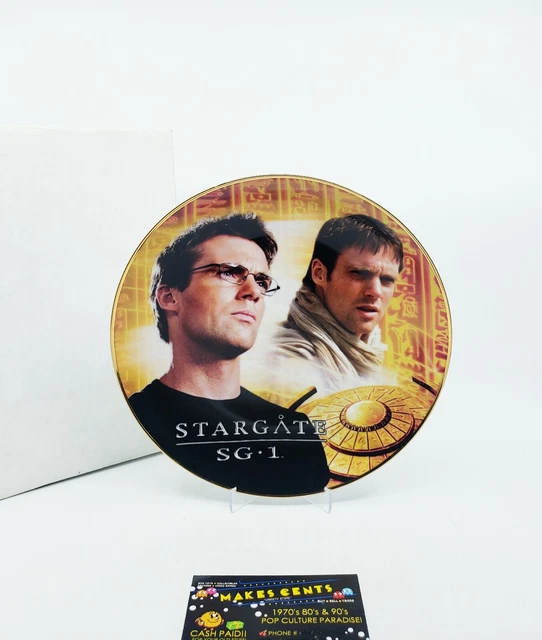 STARGATE SG-1 10th Anniversary Collector's Gold Plated Plate Daniel ...