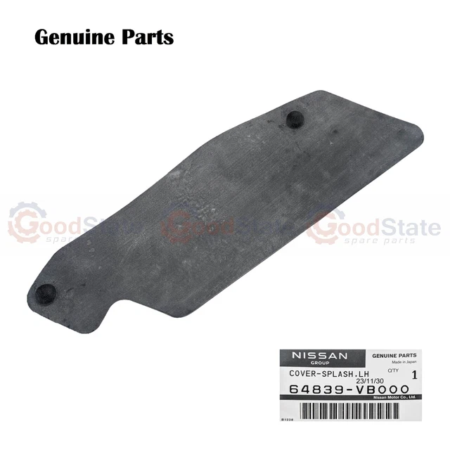 GENUINE NISSAN PATROL Y61 GU Left LH Bonnet Ledge Rear Splash Guard ...