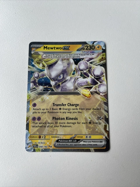 POKÉMON TCG MEWTWO ex Paradox Rift 058/182 Holo Double Rare EUR 3,98 ...