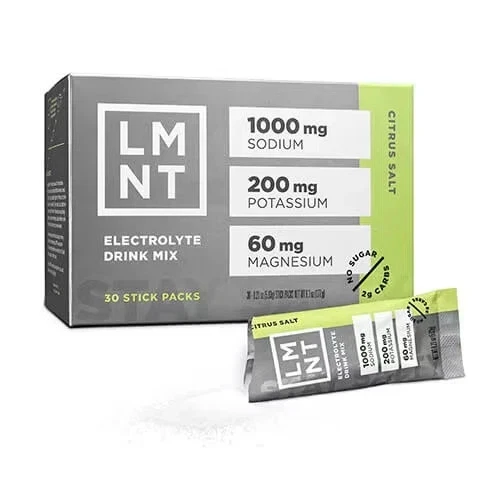 LMNT ELECTROLYTE DRINK Mix Hydration Powder Citrus Salt 30 Sticks New ...