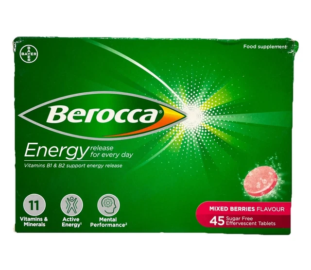 5 PACKS BEROCCA Mixed Berries Energy Release For Everyday BBE08.25 (M21 ...