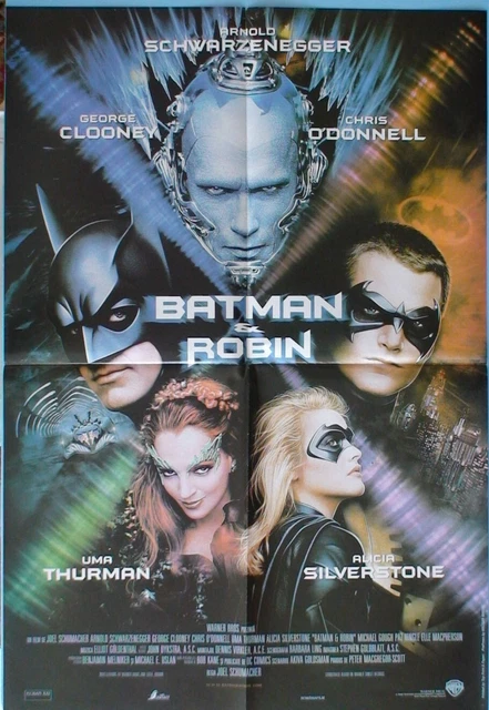 MOVIE POSTER=BATMAN & Robin (2)=(Arnold Schwarzenegger, Uma Thurman ...