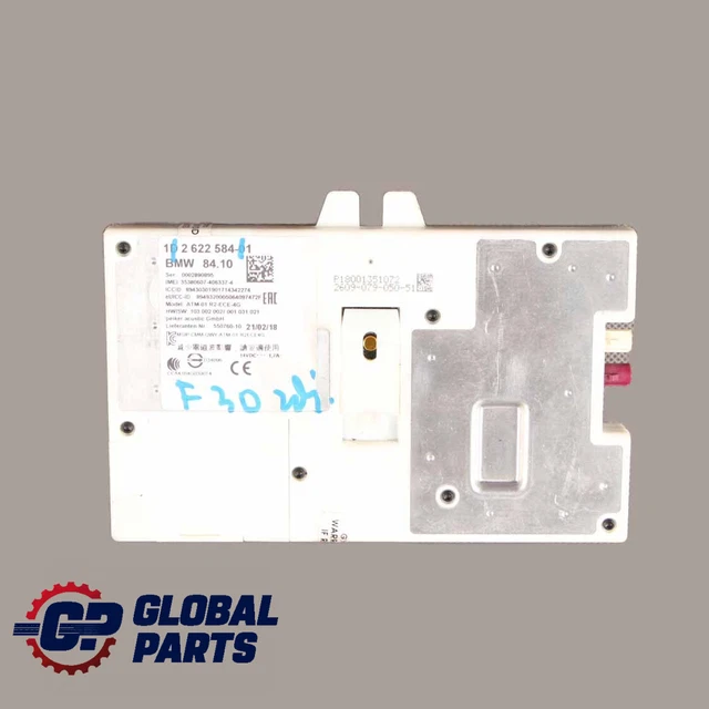 BMW F30 F32 F36 Telematics Telephone Control Module ATM ECE 4G 2622584 ...
