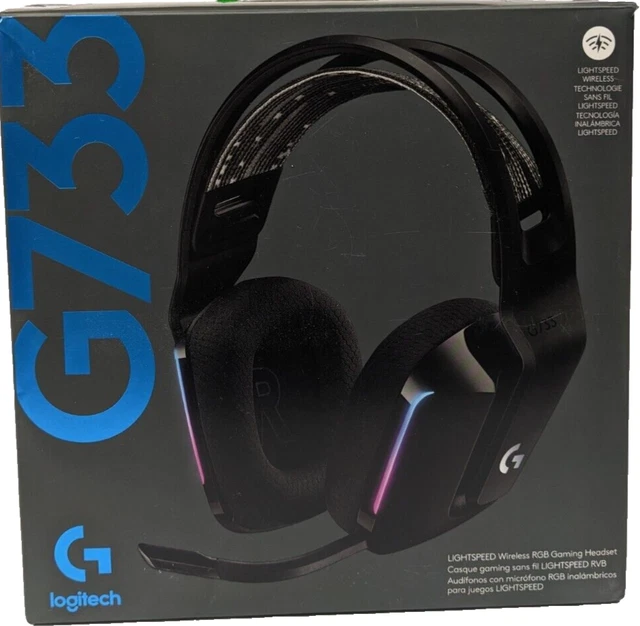 LOGITECH G733 WIRELESS Gaming Headset (Black) $119.98 - PicClick CA