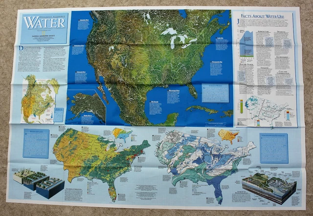 NATIONAL GEOGRAPHIC SPECIAL Edition November 1993 with Double Sided Map ...