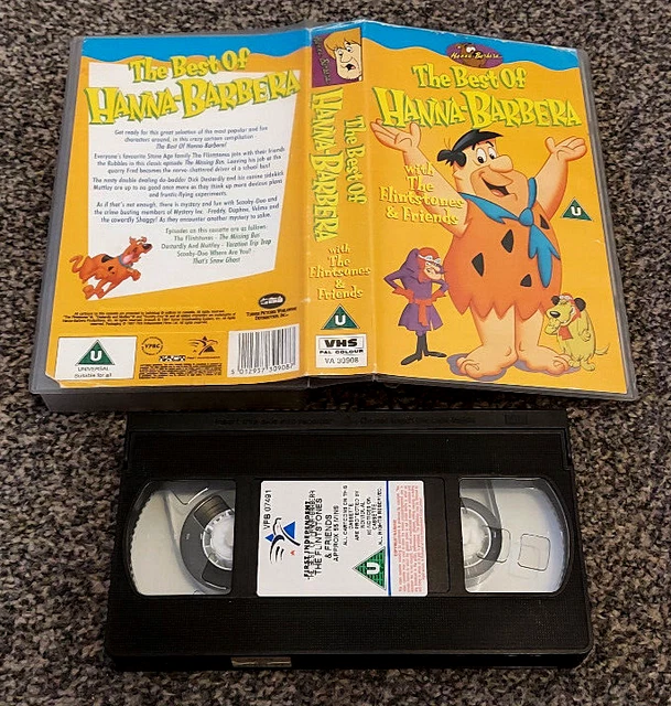 THE BEST OF Hanna Barbera With The Flintstones & Friends Pal Vhs Video ...