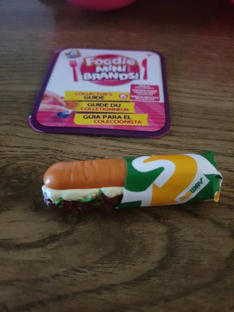 FOODIE MINI BRANDS Subway Footlong Steak &cheese Number 037 £1.00 ...