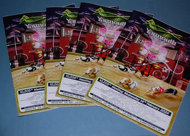 GREYHOUND RACING WED 14th February 2024 Racecard from Great Yarmouth ...