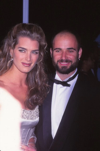 DIA BROOKE SHIELDS und Andre Agassi 1997 KB-format Fotograf P4-16-4-3 ...