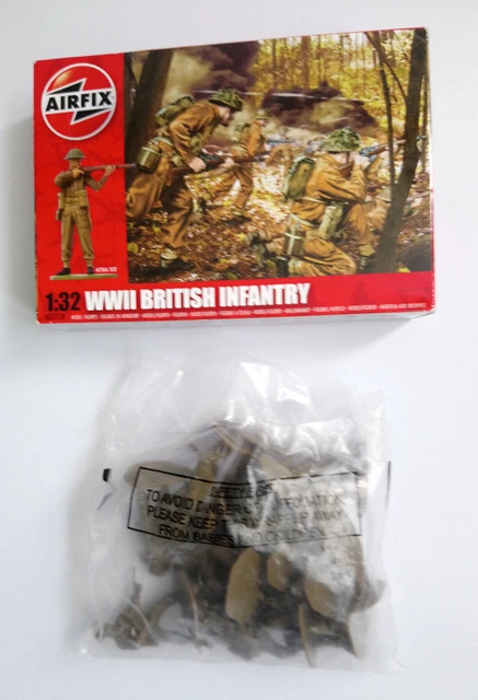 AIRFIX 1:32 TOY Soldiers WWII British Infantry £9.99 - PicClick UK