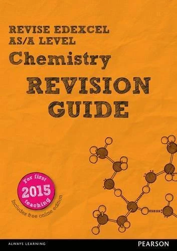PEARSON REVISE EDEXCEL AS/A Level Chemistry Revision Guide inc online edition - £2.43 - PicClick UK