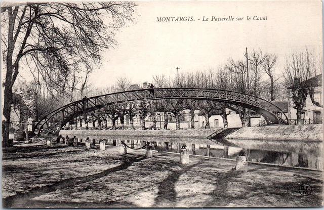 45 MONTARGIS - la passerelle sur le canal EUR 4,00 - PicClick FR