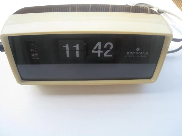 KLAPPZAHLENWECKER JUNGHANS SYNCHRO Vox , Funktion getestet ...