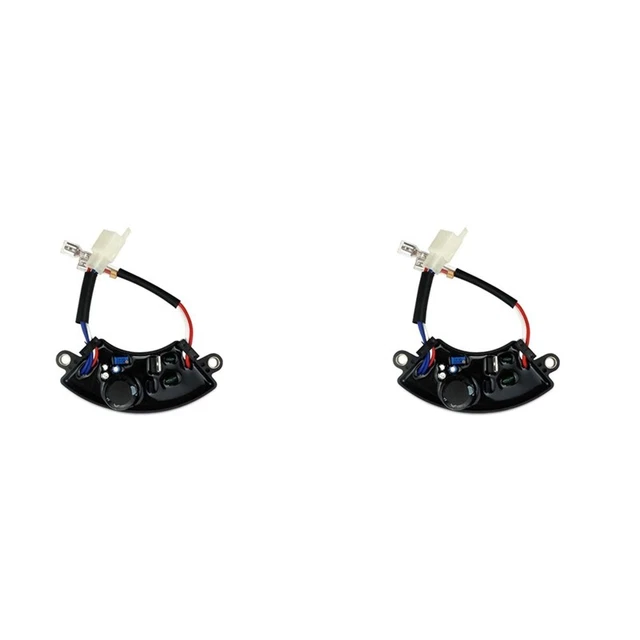 2X GÉNÉRATEUR DE Régulateur de Tension Automatique AVR en Forme D' pour ... 2X GÉNÉRATEUR DE Régulateur de Tension Automatique AVR en Forme D' pour ...