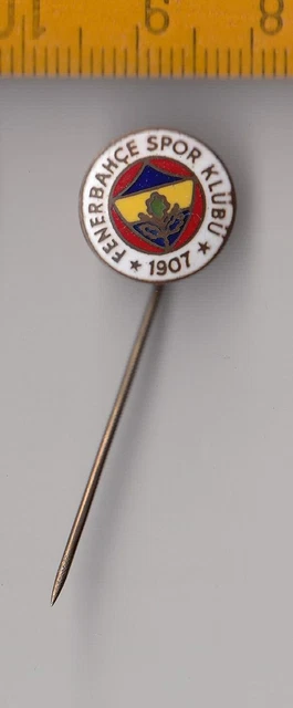 VINTAGE ENAMEL FENERBAHÇE SK Football Club Turkey pin badge logo £3.95 ...