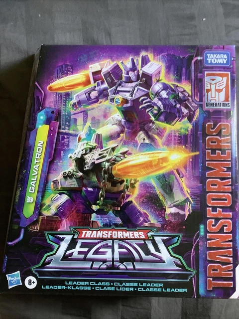 TRANSFORMERS GENERATIONS LEGACY Leader Class 6” Galvatron Action Figure ...