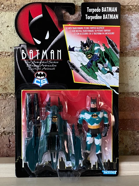 THE ANIMATED SERIES Crime Squad TORPEDO BATMAN Kenner 1994 Euro Tri ...