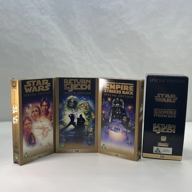 VHS STAR WARS Trilogy Special Edition VHS Videos Box Set #R1/C4 £8.90 ...