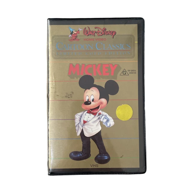 WALT DISNEY CARTOON Classics Limited Gold Edition MICKEY Mouse VHS ...