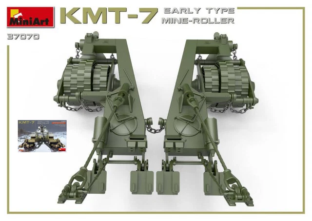 MODELLAUTO MODELL KIT bausatz Militärfahrzeuge Tank Miniart KMT-7 Early ...