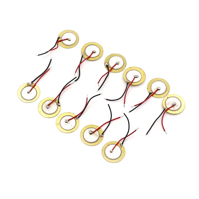 10X PIEZOELECTRIC PIEZO Ceramic Wafer Plate Dia 15mm For Buzzer ...