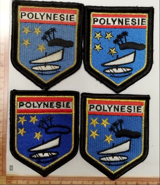 ECUSSON POLICE GENDARMERIE Patch Badge Blasons Polynesie 987 Lot 4 ...