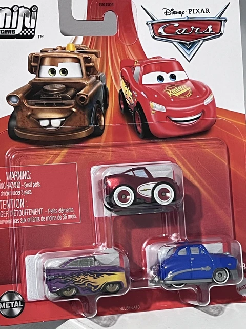 DISNEY PIXAR Mini Racers cars Cruisin Lightning Doc Hudson Ramone 3 ...