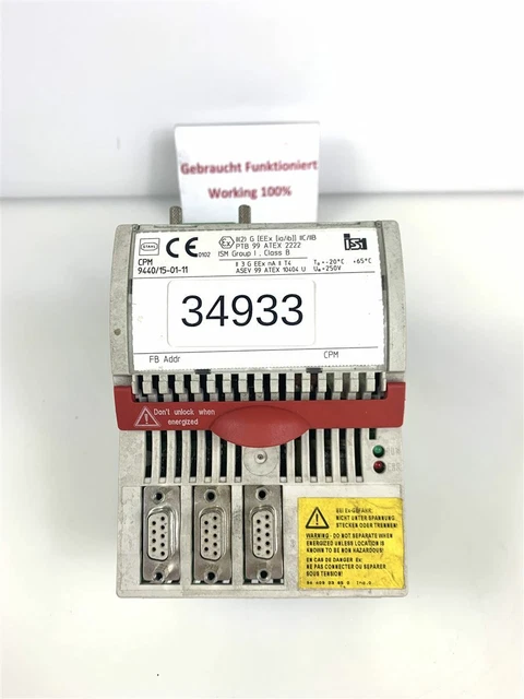 STAHL CPM 9440/15-01-11 Profibus EUR 144,20 - PicClick FR