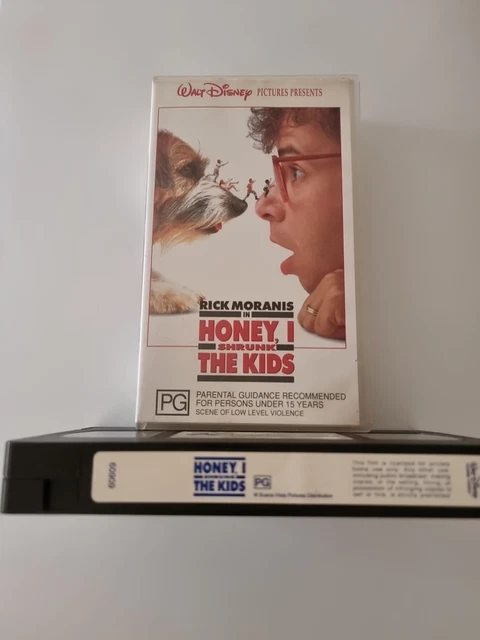 WALT DISNEY HOME Video Vhs Honey I Shrunk The Kids Clam Case Disney Vhs ...