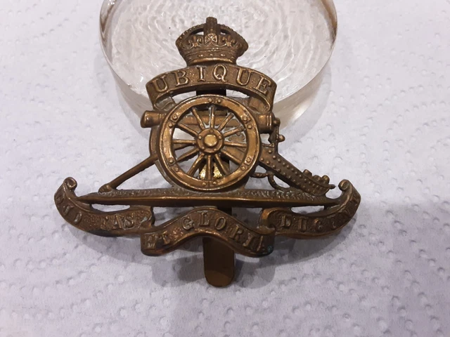 WW2 ROYAL ARTILLERY Regiment Cap Badge £15.28 - PicClick UK