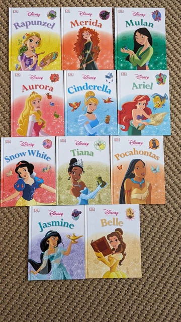 * DISNEY PRINCESS The Enchanted Library / Book Collection RRP £55 * £14 ...