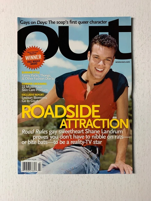 OUT MAGAZINE JULY 2002 - Shane Landrum, Beth Ditto, Don Lennon EUR 7,67 ...