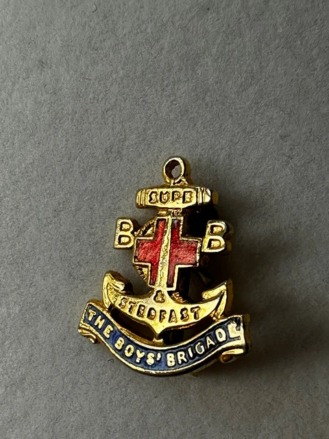 THE BOYS BRIGADE Sure & Steadfast Small Enamel Badge £1.99 - PicClick UK