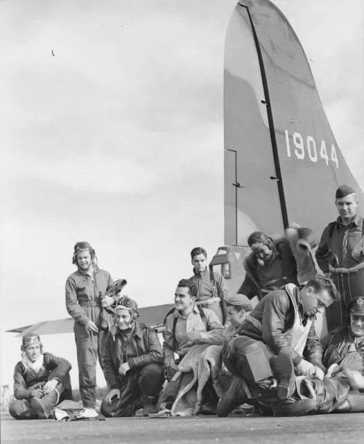 WW2 WWII PHOTO World War Two / USAAF 8th Air Force Crew England 1942 ...