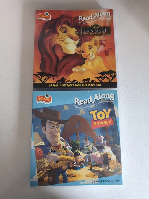 VINTAGE DISNEY MUSIC Stories Toy Story Lion King Read Along Book ...