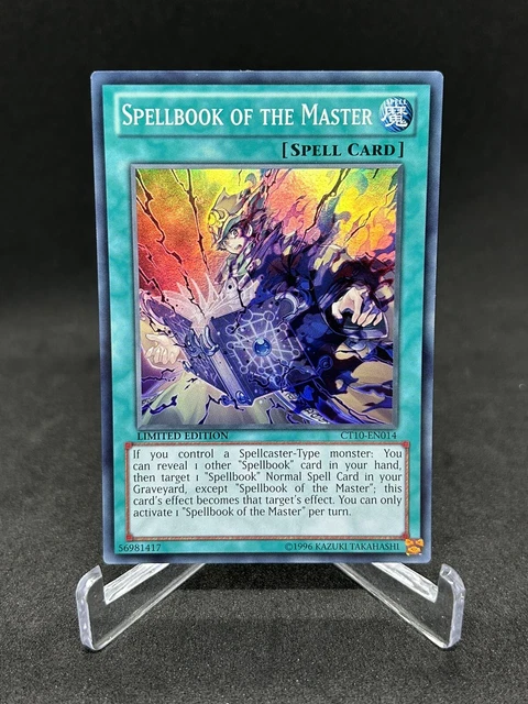 YUGIOH SPELLBOOK OF the Master CT10-EN014 Super Rare Limited Edition ...
