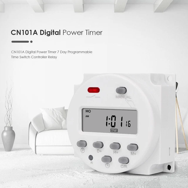 CN101A DIGITAL TIMER 7 Day Programmable Time Switch Controller Relay ...