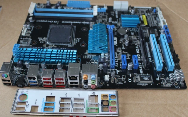ASUS M5A97 EVO R2.0 ATX Socket AM3+ Motherboard with I/O Back Plate £40 ...