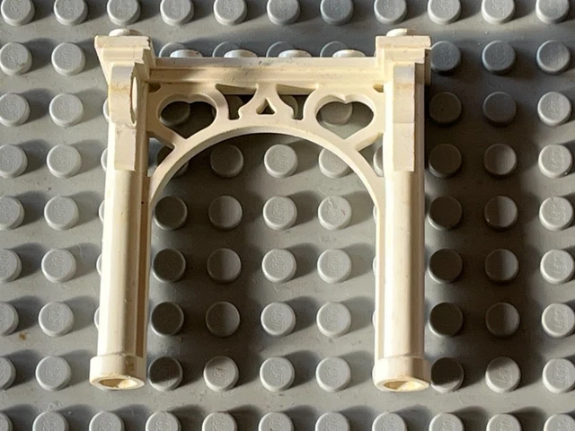 LEGO WHITE ARCH 2x6x5 Ornamented Ref 2145 / Set 3683 3676 3798 4178 ...