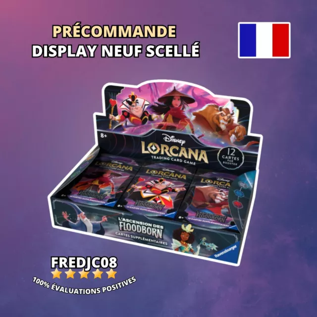 DISPLAY DISNEY LORCANA Chapitre 2 L'ascension des Floodborn NEUF ... DISPLAY DISNEY LORCANA Chapitre 2 L'ascension des Floodborn NEUF ...