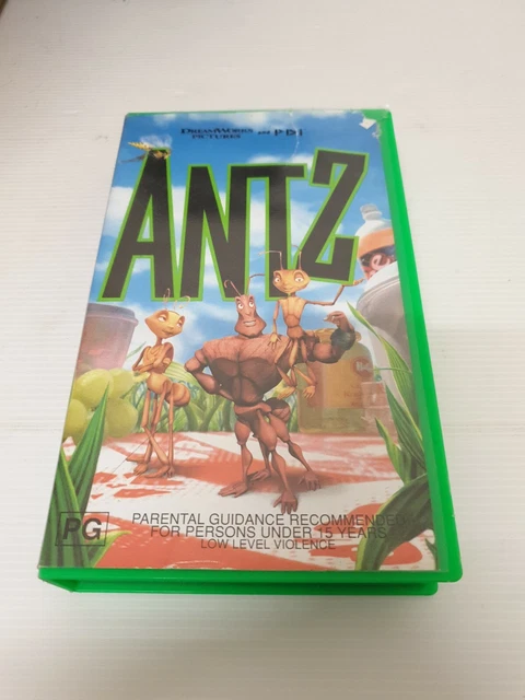 ANTZ VHS MOVIE 1998 DreamWorks and PDI Woody Allen Sharon Stone Classic ...