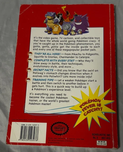 THE OFFICIAL POKEMON handbook softcover book 1999 $5.16 - PicClick AU