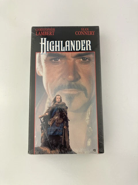 NEW HIGHLANDER (VHS 1986) Sean Connery, Chris Lambert, Music by Queen ...