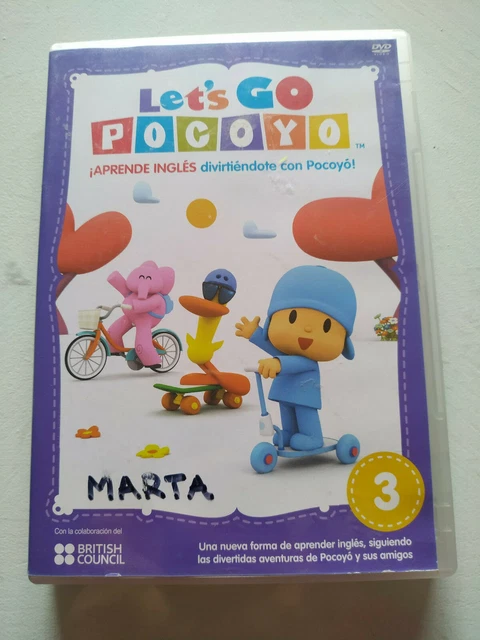 POCOYO LET ´S Go aprende Anglais 7 Apisodios - DVD Espagnol Région 2 ...