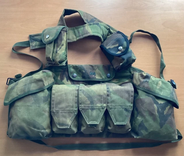 ORIGINAL BRITISH ROYAL Marines Arktis Dpm Webbing Chest Rig + Ancillary ...