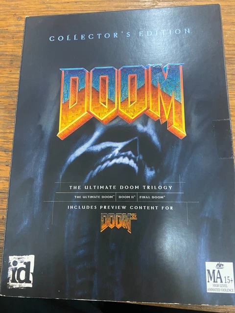 DOOM THE ULTIMATE Doom Trilogy PC Game Collector's Edition Doom II ...