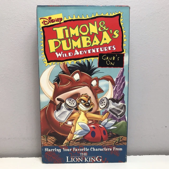 BANDE VIDÉO DISNEY'S Lion King Timon & Pumba VHS aventures sauvages ...